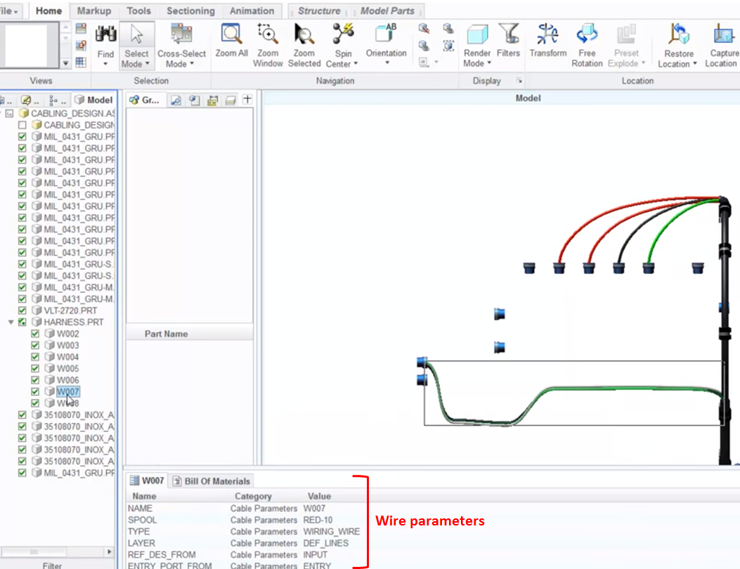 Tips & Tricks: Cabling Support in Creo's Vizualization Software | PTC