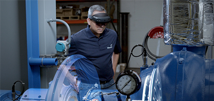 Industrial Augmented Reality with Vuforia & HoloLens | PTC