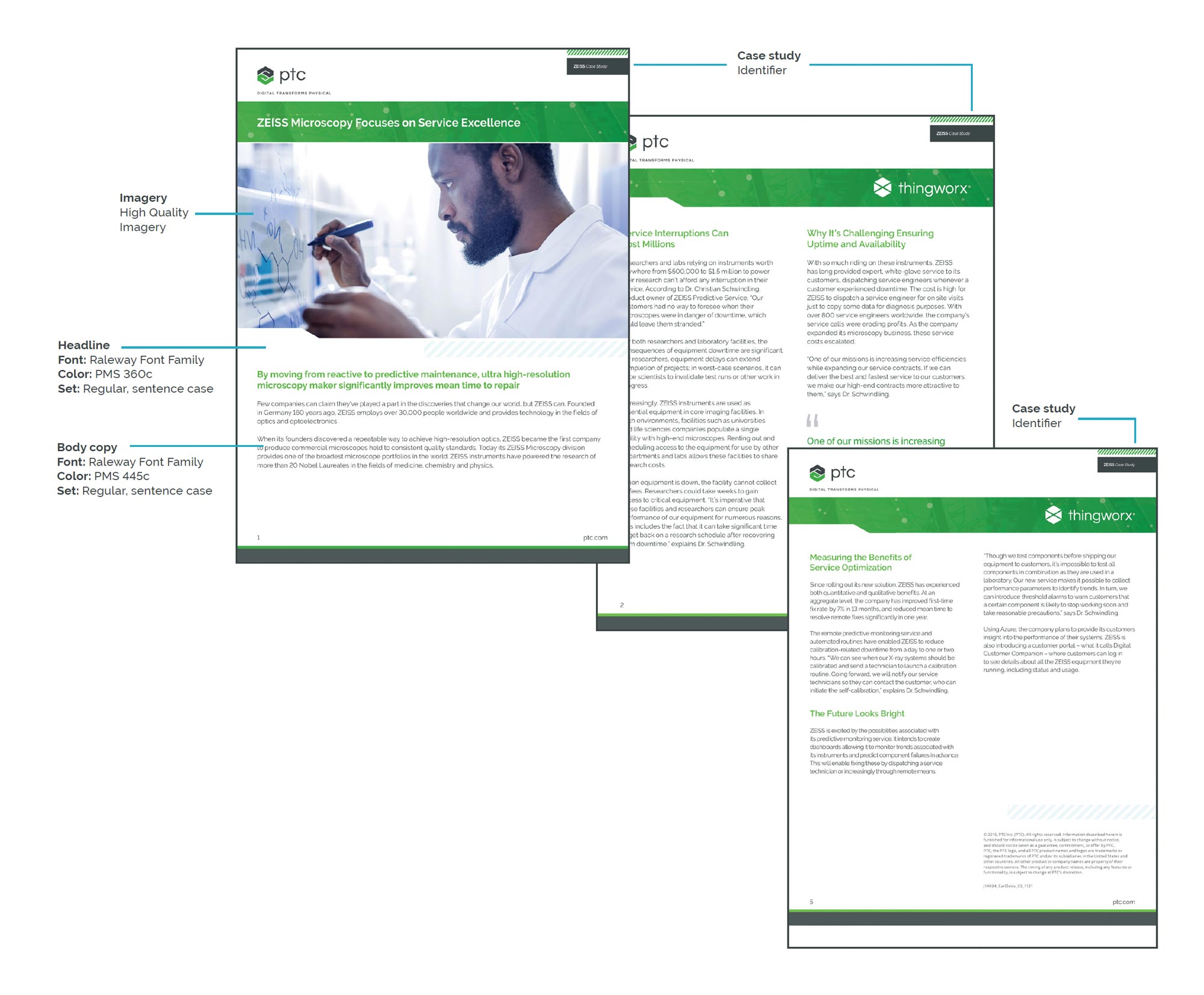 Case Study | Collateral & Digital Assets | Applications | PTC Brand Guide