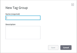 Manage Tag Groups